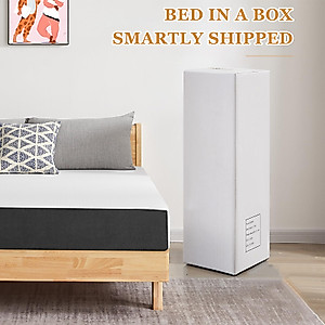 Hbaid 5 Inch Twin Size Memory Foam Mattress - Breathable Cover Medium Firm Twin Bed Mattress for Bunk Bed, Trundle Bed Mattress in a Box, CertiPUR-US Certified