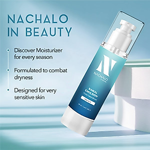 Sensitive Skin Hydrating Face Moisturizer - Baikal Water & Vitamin E Soothing Emulsion, 48mL/1.6oz, Non-Sticky, Anti-Redness, Vegan, for All Skin Types.