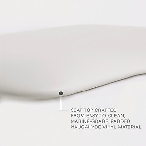 Seachrome P-B180135-NW Replacement Cushion Shower Seat Top Only, White