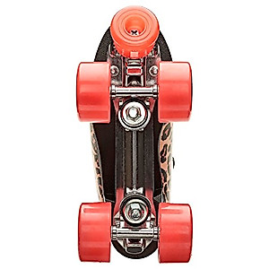 Impala Rollerskates Girl's Impala Quad Skate (Big Kid/Adult) Leopard 6 (US Men's 4, Women's 6) M