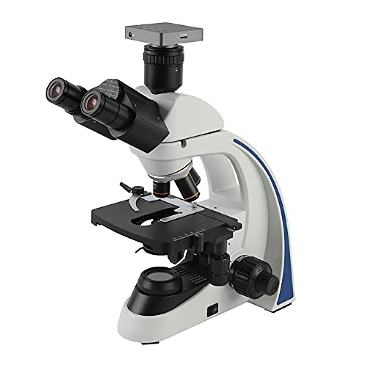 XDCHLK 40X - 1000X 1600X 2000X Laboratory Professional Biological Microscope Trinocular Microscope (Size : 64X-1600X)