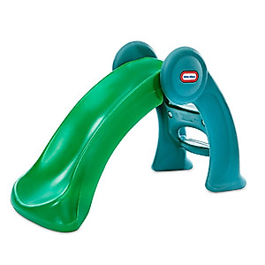 Little Tikes Go Green! Indoor Jr. Play Slide for Kids 1.5 to 4 Years | Recycled Plastic ,36.50"L x 17.50"W x 24.00"H