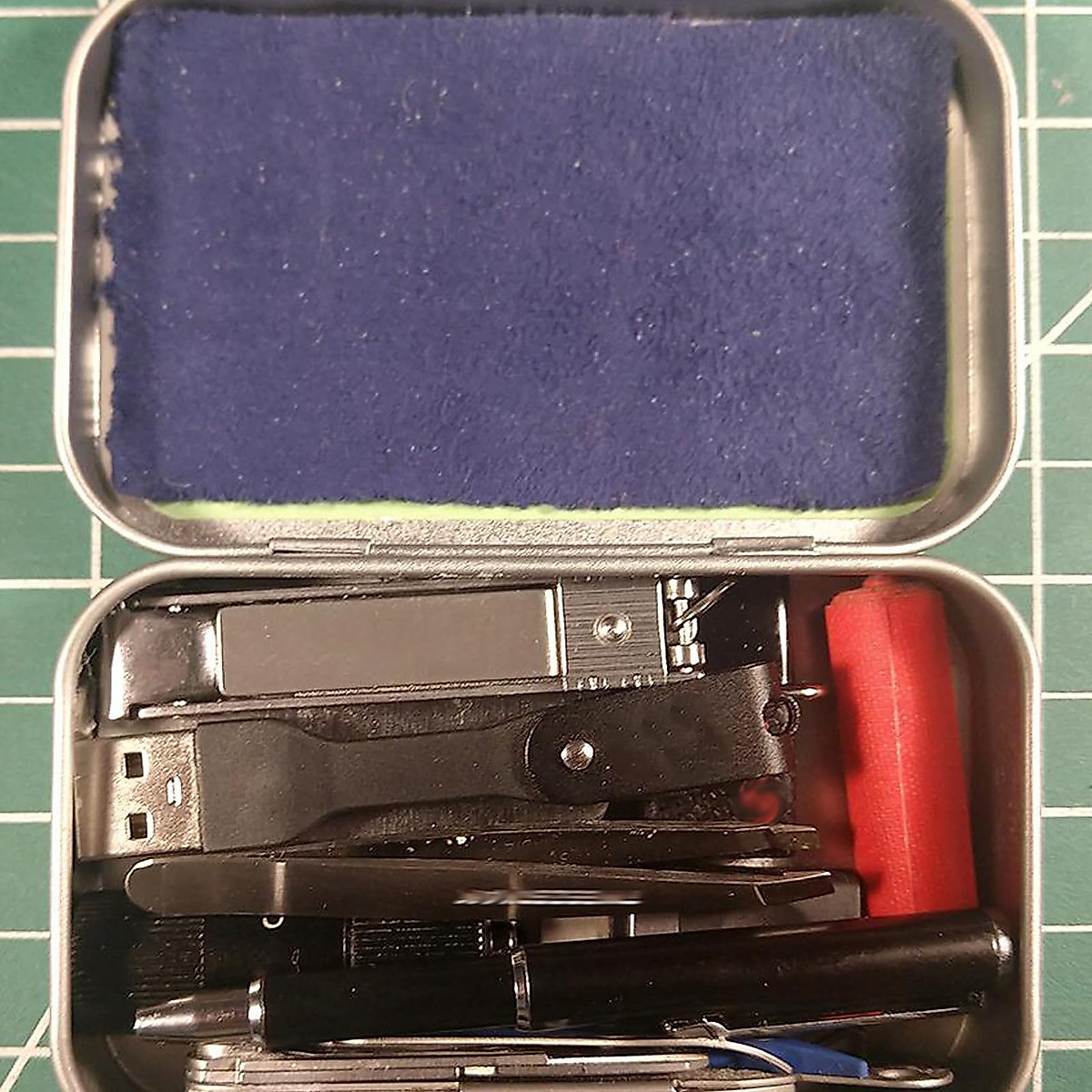 ZOENHOU 60 PCS 3.7 x 2.3 x 0.8 Inch Silver Rectangular Hinged Tins Box Containers, Portable Small Storage Tin Box with Lids, Metal Home Organizer for Jewelry Crafts Candy Gift Card Holder