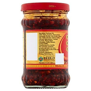 Wing Fung Hong 老干妈香辣脆油辣椒 Lao Gan Ma Spicy Chili Crisp 7.41 oz (Pack of 2)