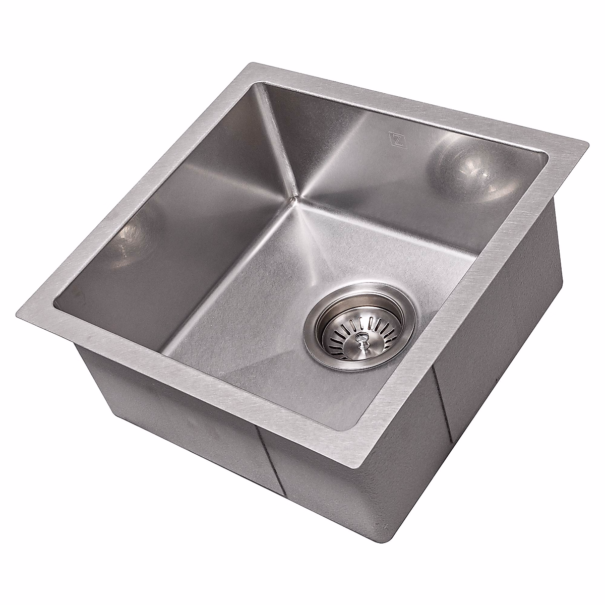 ZLINE 15" Boreal Undermount Single Bowl Scratch Resistant Stainless Steel Bar Kitchen Sink (SUS-15S)