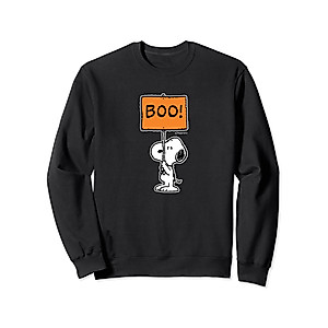 Peanuts - Halloween - Snoopy Boo Sign Sweatshirt