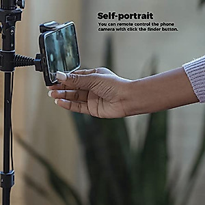 Key Finder Tracker, 4 Pack Item Finder Locator Bluetooth 5.0 Tracker Device Smart Tag for Keys Remote Wallet, APP Control Key Tracker Compatible with iOS and Android, Black