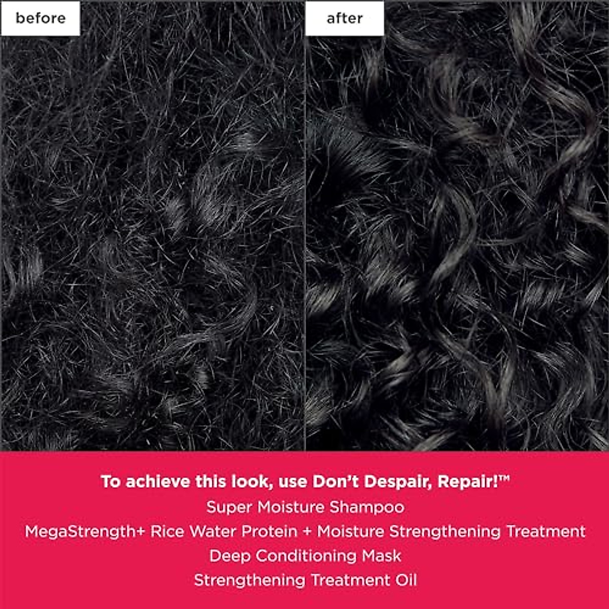 Briogeo Don't Despair, Repair! Megastrength+ Rice Water Protein Treatment, Moisture Strengthening Hair Treatment, Dry and Damaged Hair, Vegan, Cruelty-Free, 5 fl oz
