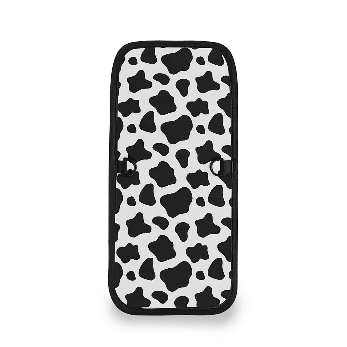 ALAZA Black And White Cow Print Small Crossbody Wallet Purse Cell Phone Bag Rfid Passport Holder with Credit Card Slots