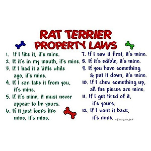 CafePress Rat Terrier Property Laws 2 Mug Ceramic Coffee Mug, Tea Cup 11 oz