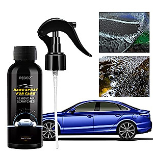 2PCS Car Scratch Removal Spray, Nano Spray for Cars, Car Nano Repairing Spray, Protection & Swirl Remover Polish, Scratch Removal for All Car Body, Removes Any Scratch and Mark