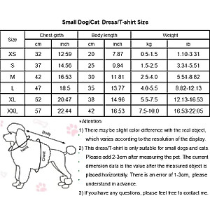YiQ RiC 2pack=Dog Dress+Dog Shirt Christmas Dog Clothes Dog Christmas Dress Fun Cat Outfit cat Clothes cat Costumes Plaid Adorable Cool Breathable Sky Blue & Pink