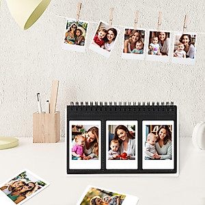 96 Pocket Mini Photo Album for Fujifilm Instax Mini 12 11 9 90 8 8+7s/ Fujifilm Instax SP 1/ Polaroid PIC-300P/ Polaroid Z2300/ LG PD 233/ LG PD 239/2x3 inch Name Card(White)