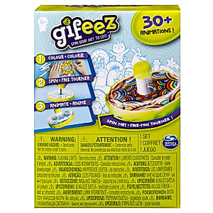 Gifeez, Spinning GIF Art Studio, Creates Over 30 Custom Animations, for Kids Aged 6 and Up