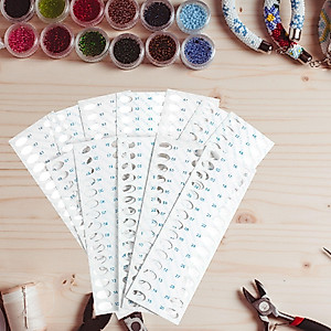 HOTBEST 150Pcs Embroidery Thread Paper Organizer 30 Positions Embroidery Floss Organizer Boards Reusable Sewing Thread Organiser Cards Cross Thread Holder Storage Tool for Embroidery Floss(White)