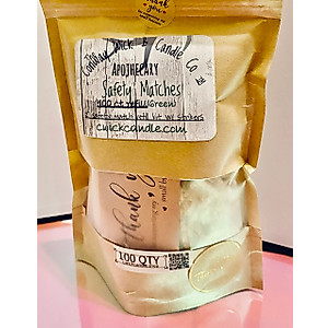 Apothecary Safety Matches, refill, 100pk, Green (100 count)