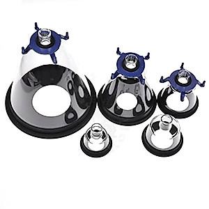 Caphstion Anesthesia Mask Transparency Manual Resuscitator Veterinary Anesthesia Breathing Cups 1#2#3#4#5#6# 6PC