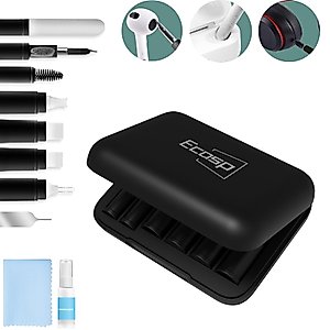 Ecasp Cleaner Kit for AirPod, Multi-Tool iPhone Cleaning Kit, Cell Phone Cleaning Repair & Recovery iPhone and iPad (Type C) Charging Port, Lightning Cables, and Connectors