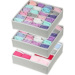 Simple Houseware Underwear/Bra Drawer Organizer + Socks/Underwear Drawer Organizer
