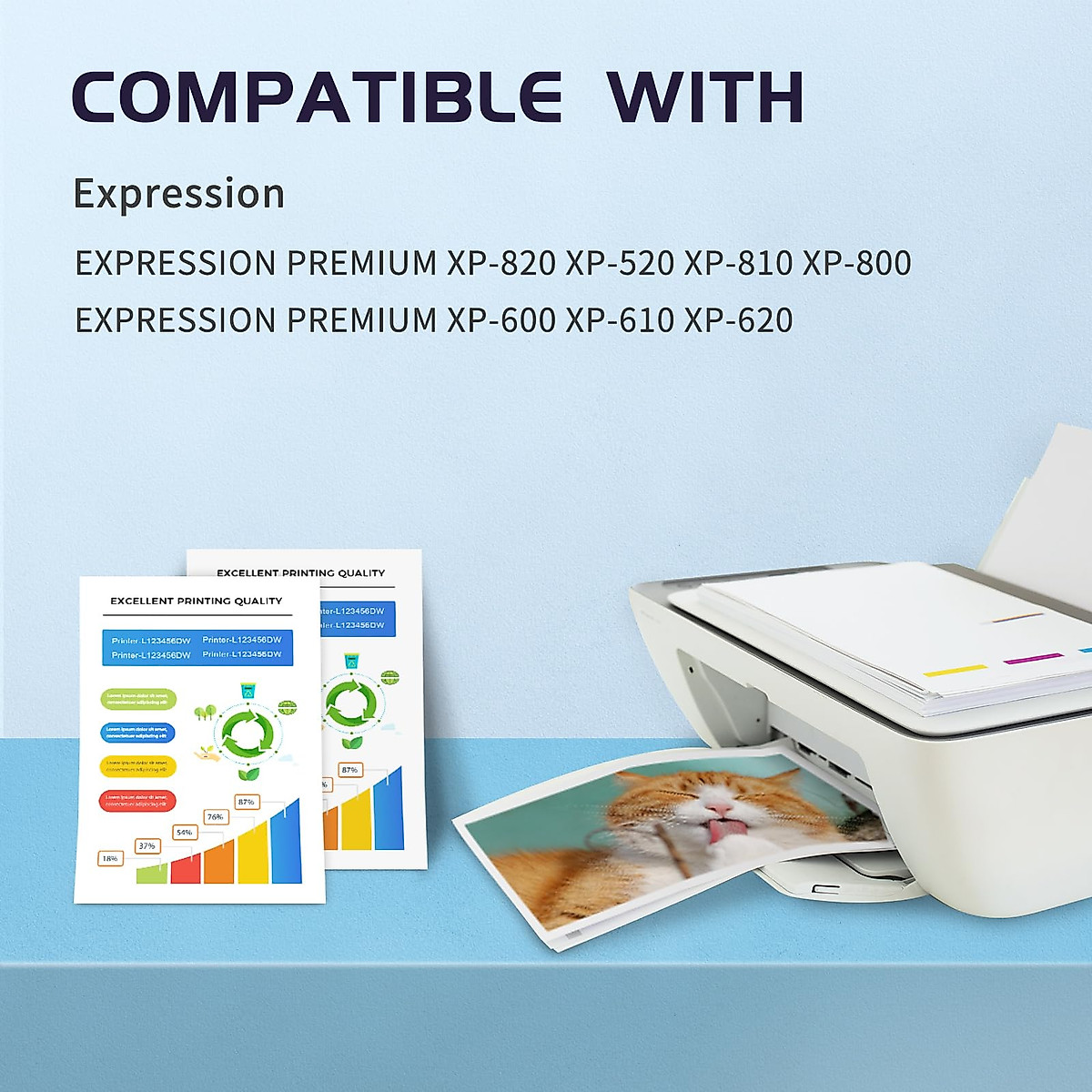 ZIPRINT Remanufactured Ink Cartridge Replacement for Epson 273XL 273 T273 XL for Expression XP-800 XP-810 XP-820 XP-600 XP-610 XP-620 XP-520 Printer (Black Cyan Magenta Yellow Photo Black, 5-Pack)