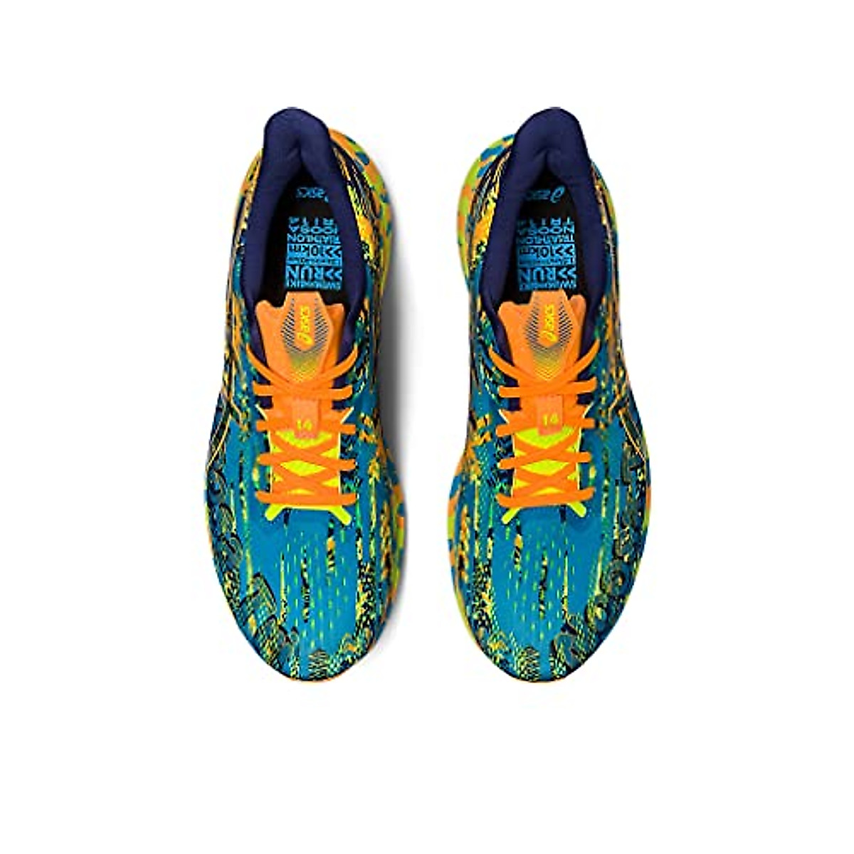 ASICS Men's Noosa TRI 14 Running Shoes, 10, Island Blue/Indigo Blue