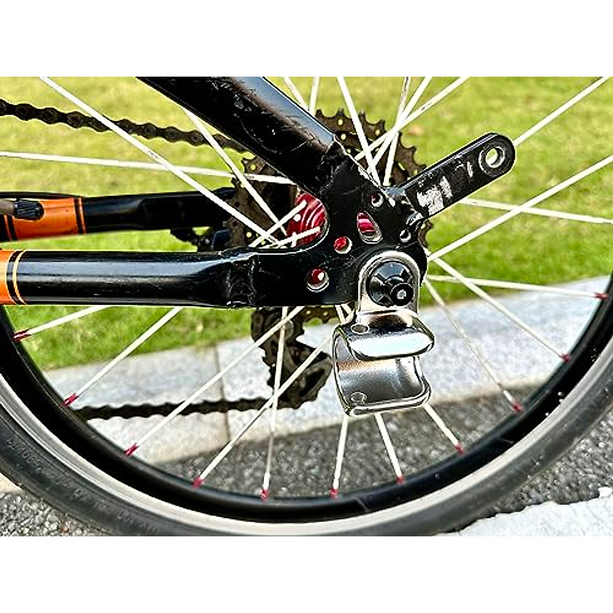 Bike Trailer Hitch Cup for Thule Chariot Sports Cross Lite Courier Coaster Cadence Cab Axle Mount Hitch Compatible with Electric Bike (1 Cup Mount)