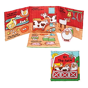 Melissa & Doug K’s Kids On The Farm 8-Page Soft Activity Book for Babies and Toddlers