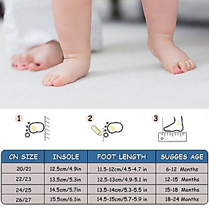 Dexspoeny Baby Shoes-Baby Sock Shoes 12-15 Months 1 Pair Baby Girl Slippers Non Slip Sock Shoes Baby Walking Shoes Soft Rubber Toddler Boy Shoes for Baby Boy Girls Infant Blue