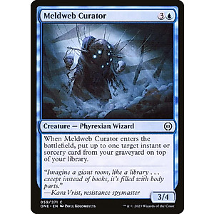 Magic: the Gathering - Meldweb Curator (059) - Phyrexia: All Will Be One
