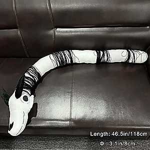 Verceco Monster Horse Plush Toy 46.5 inch Funny Creative Stuffed Animal Monster Plushie Halloween Thanksgiving Christmas Party Gift for Boys Girls