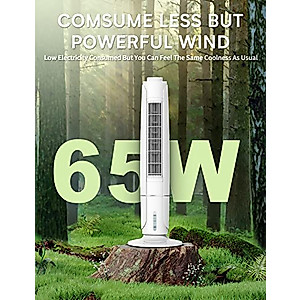 Evaporative Air Cooler Windowless - COMFYHOME 3 IN 1 Portable Evaporative Cooler, 3 Speeds, 60°Oscillation, 12H Timer & Remote, Personal Cooling Fan, Room Air Conditioner for Bedroom Home Office, 43In