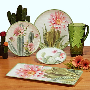 Certified International Desert Beauty 3 Piece Melamine Hostess/Serving Set, Multicolor, Large