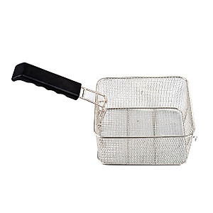 Hakka Commercial Stainless Steel Deep Fryers Electric Professional Restaurant Grade Turkey Fryers (2x8 Liter)