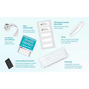 Mine Stamp Clothing Marker, Suitable for Books & Accessories, Personalize Garment, Childrens School Uniform/Clothes/Clothing Labels for Kids/Children, no Need to sew, for School Wear.