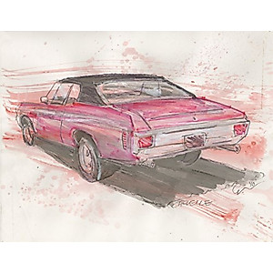 Red Chevelle drawing