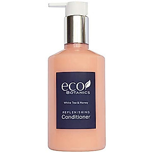 Eco Botanics Hotel Amenities Set | 10.14oz Pump Bottles | Shampoo, Conditioner, Hand & Body Wash, and Lotion | Set of 4