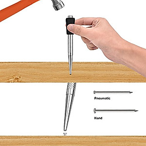 Xage 4 Pieces Nail Punch Set Tool for Woodwork