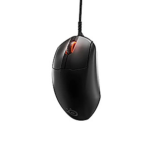 SteelSeries Prime+ FPS Gaming Mouse – 18,000 CPI TrueMove Pro+ Optical Sensor – 5 Programmable Buttons – Magnetic Optical Switches – Brilliant Prism RGB Lighting - Black (Renewed)