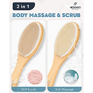 Back Scrubber Shower Brush Back Scrubber for Shower for Men and Women Exfoliating Back Scrubber for Shower Body Brush Back Scrubber Back Brush Long