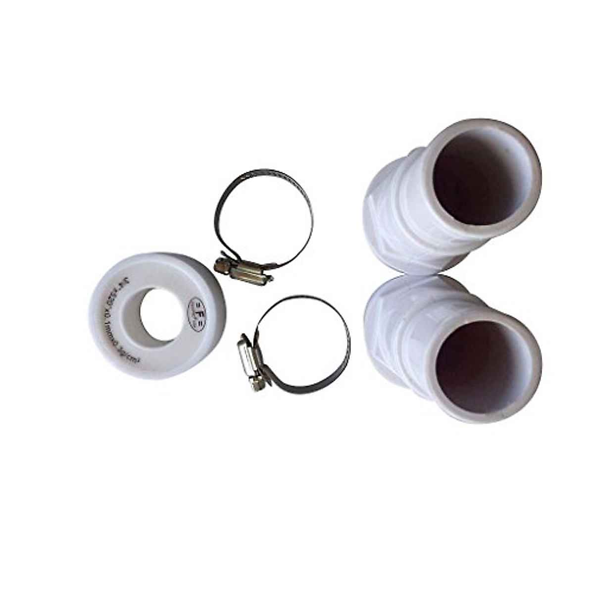 FibroPool Professional 1 1/2" Swimming Pool Filter Hose Replacement Kit (6 Feet, 2 Pack)