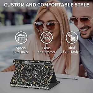 EDGFRTOIO for Galaxy Tab S8 2022 Case/Galaxy Tab S7 Tablet Case 2020 11", Slim Folio Stand Multi-Angle Auto Sleep/Wake Leather Cover for Samsung Galaxy Tab S8 11 Inch, Bible Quote Matthew 19:26
