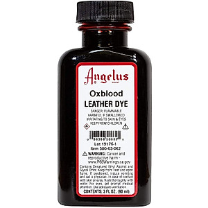 Angelus Leather Dye, 3 oz, Oxblood