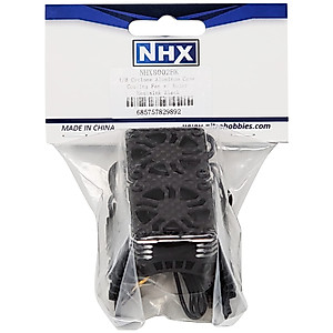NHX 1/8 Twin Cyclone Alum HV Cooling Fans w/Cover 28000 RPM Motor Heatsink Black