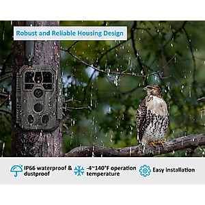 GardePro X50 Cellular Trail Camera, Full Video Preview, No-Glow IR, AT&T & T-Mobile, Game Cameras with 32MP H.265 1296p, 0.1s Trigger Speed, 100ft Night Vision