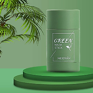 RUOQI 2PCS Green Tea Mask for Face, Blackhead Remover with Green Tea Extract, Deep Pore Cleansing, Moisturizing, Skin Brightening, Removes Blackheads for All Skin Types of Men and Women