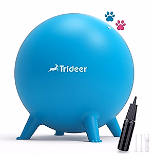 Trideer Flexible Seating for Classroom Elementary, Yoga Ball Chairs for Kids, Wobble Chair of School Supplies for Sensory Kids, Student Desk Chairs for Homeschool (Blue, 55cm)