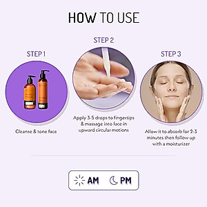 Eve Hansen Hyaluronic Acid Serum for Face (2 oz) | Hydrating Face Serum with Vitamin C + E, Wrinkle Filler, Moisturizer, and Natural Plumper | Cruelty Free, Vegan Anti Aging Serum