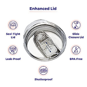 Wifey Tumbler | 22 Ounce White Engraved Stainless Steel Insulated Tumbler with Slide Close Lid and Straw | Bridal Shower | Bride To Be Gifts | Engagement Gift | Valentine's Day Gifts