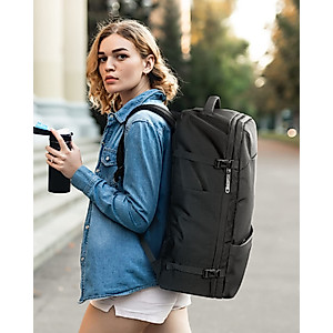 Inateck 42L Carry On Travel Backpack, Airline Approved Extra Large Cabin Luggage Backpack for women men Fit 15.6 Inch Laptop Notebooks for Weekender