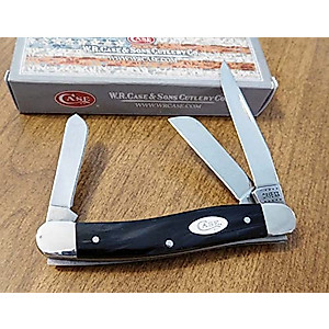 Case XX 23671 Black Pearl Kirinite Handle 3 Blade Medium Stockman, 10318 SS.